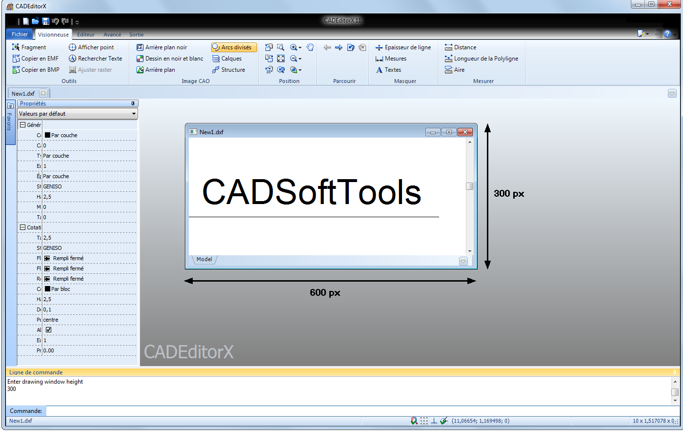 Liste de commandes > SetCurrentWindowsDrawingSize